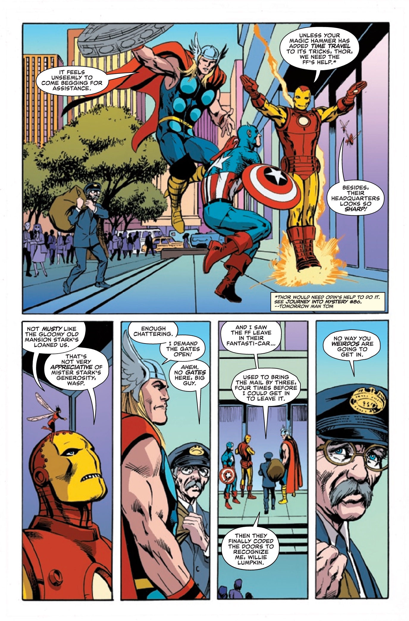 Avengers Comic Book Pages